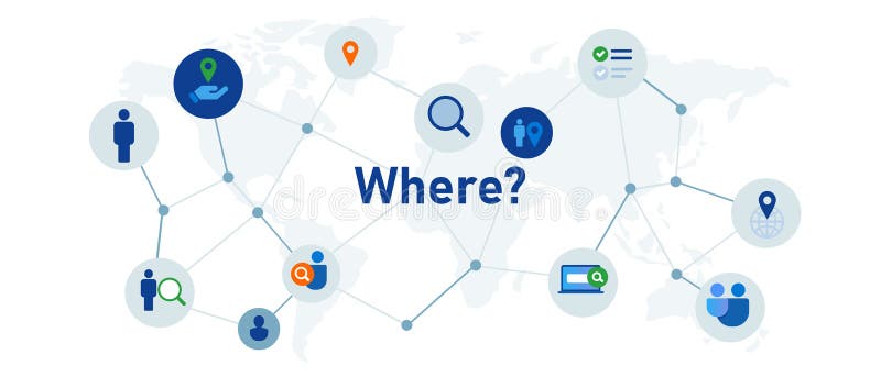 Where Business Target Location Strategy on Position Stock Vector ...