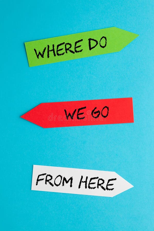 Where Do we Go from Here stock photo. Image of manage - 292208942