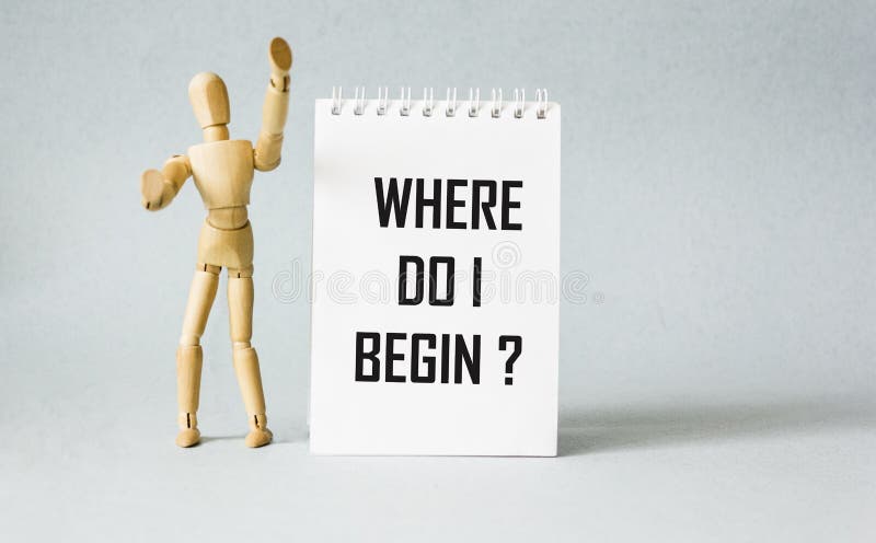 Where do I begin? stock photo. Image of note, european - 1144664