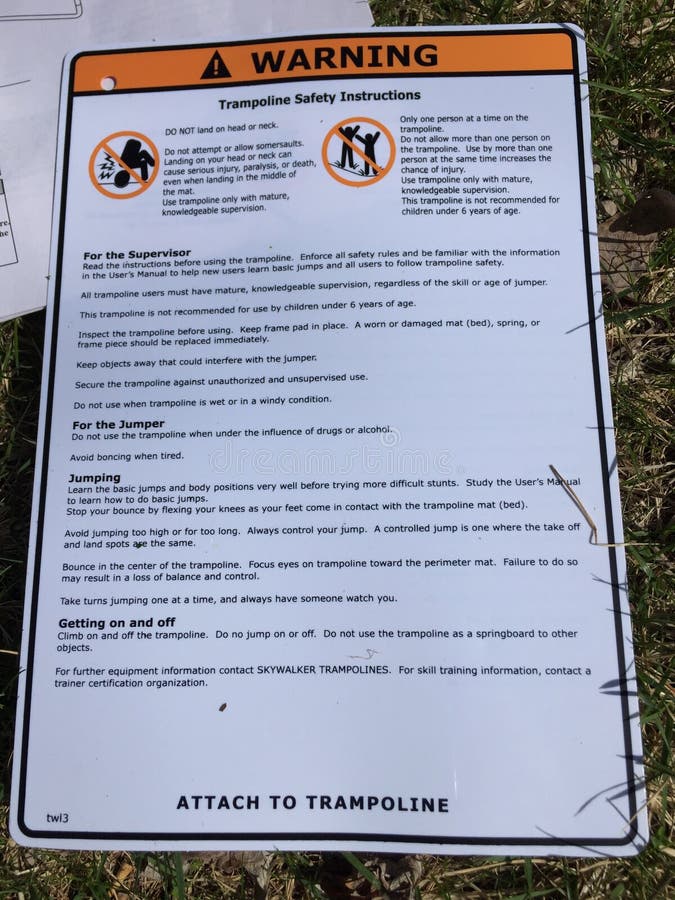 Where Do I Start? stock image. Image of trampoline, instructions - 53035725