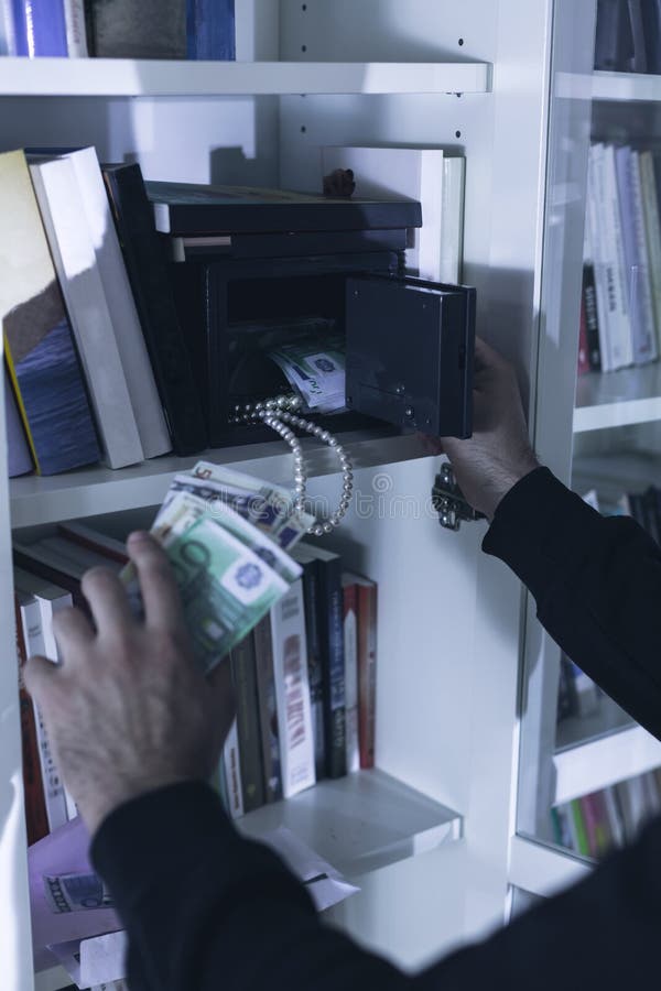 Where Do they Keep Rest of the Money? Stock Photo - Image of interior ...