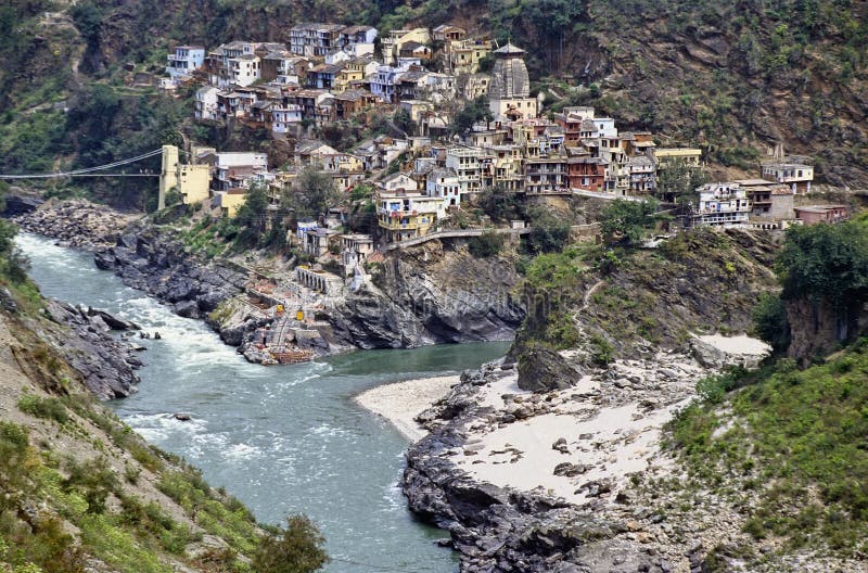 High valley ganges river stock image. Image of green, river - 6591611