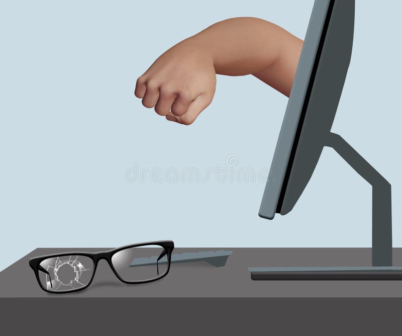 Anger Computer Stock Illustrations – 3,164 Anger Computer Stock ...