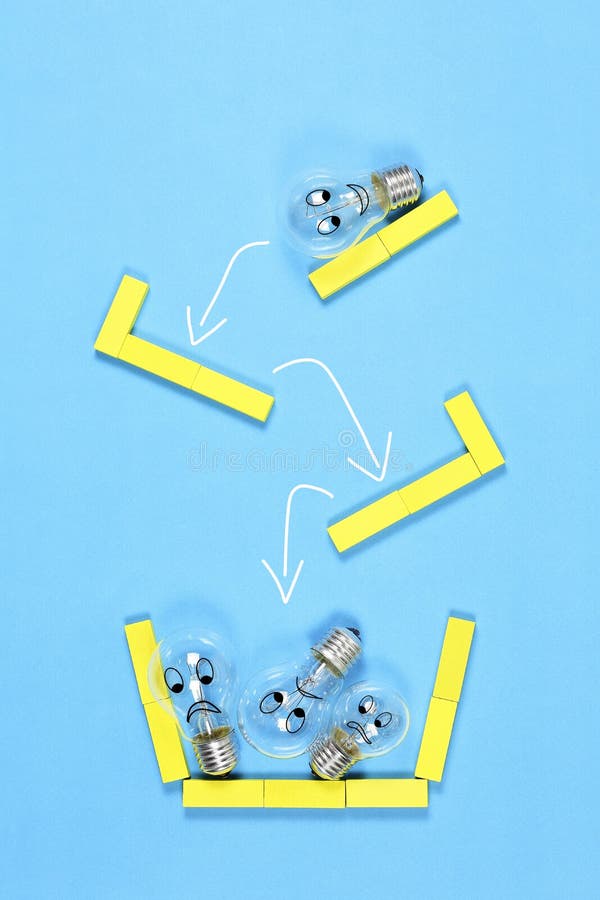 Where most ideas go stock photo. Image of boring, bulb - 160388300