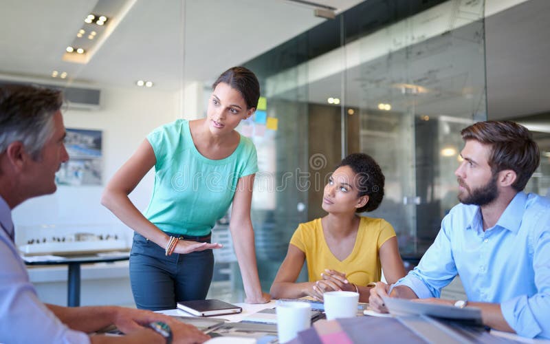 This is Where we Need To Be. a Group of Businesspeople Having a Meeting ...