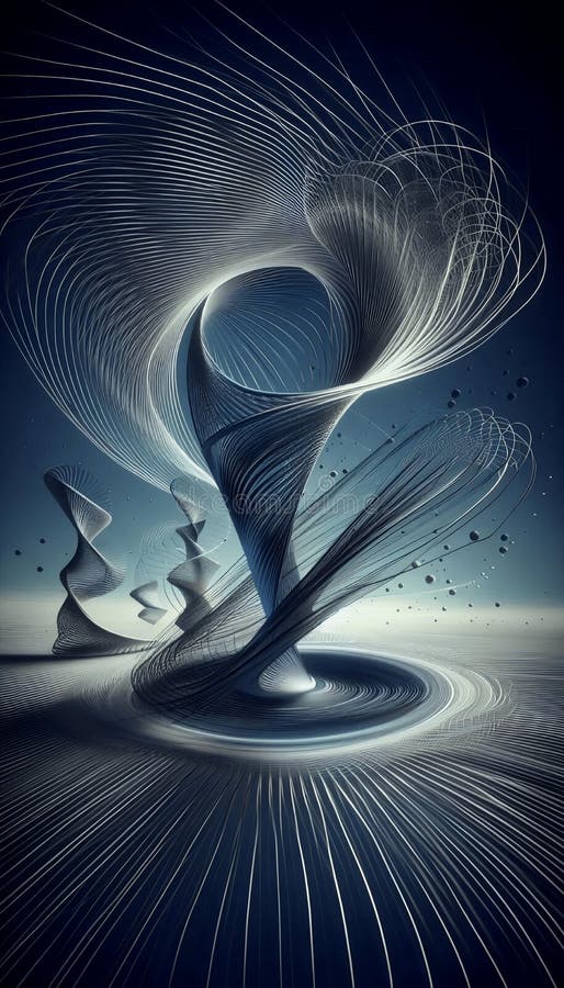 Gravity Distortion Field stock illustration. Illustration of text ...