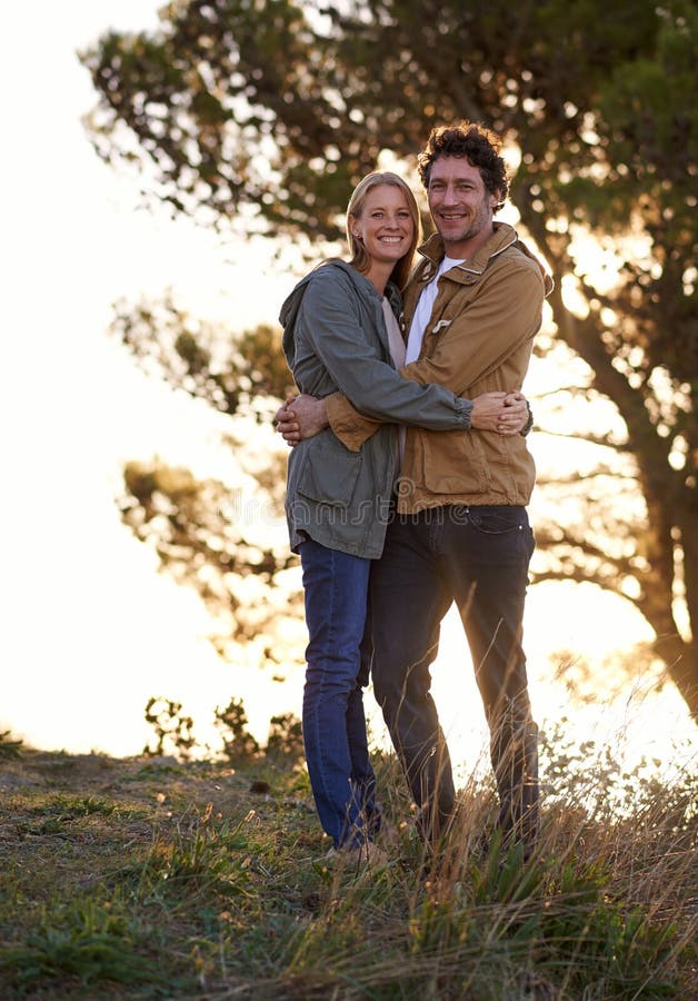 This Is Where He Proposed A Full Length Portrait Of A Happy