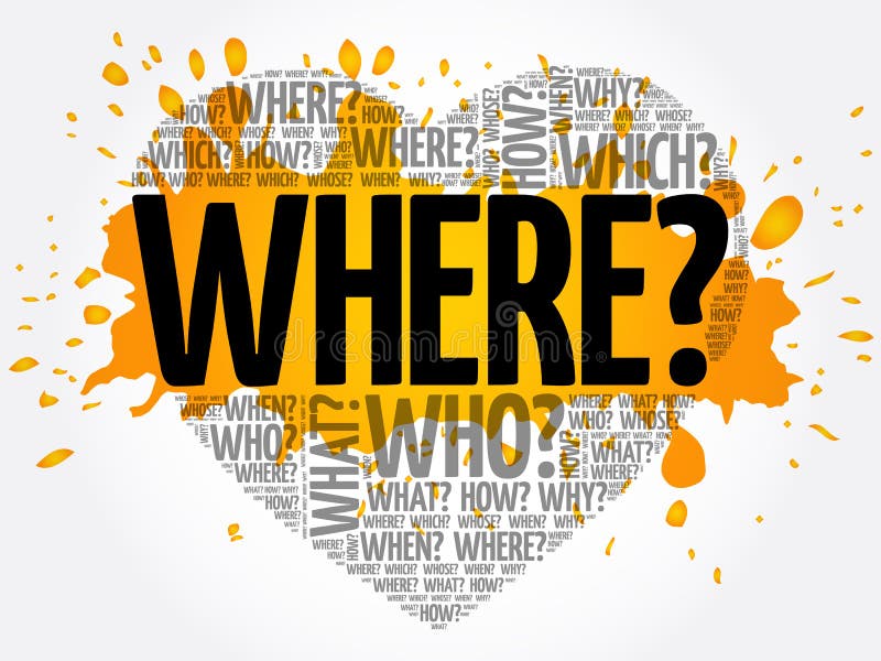 Where? Question Heart Concept Stock Illustration - Illustration of ...