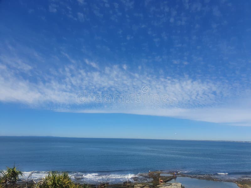 Where the Sea Meets the Sky Stock Photo - Image of morning, wave: 255760760