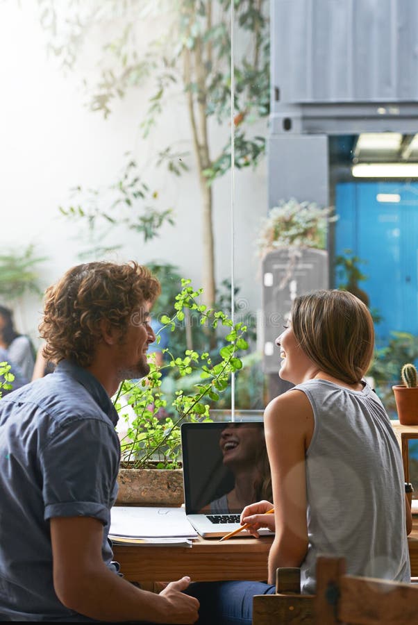 Because Wheres the Fun in Studying Alone...a Young Couple Studying ...