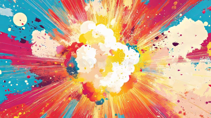 Whether it is a Cartoon Explosion Background or a Comic Fight, it ...