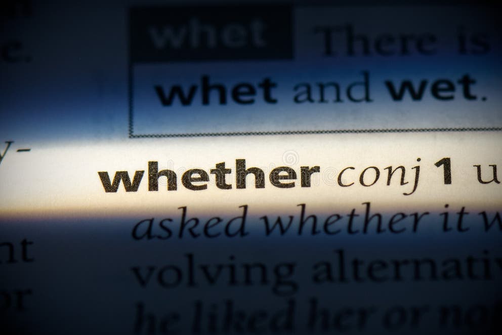 Whether stock photo. Image of learn, definition, book - 161574842