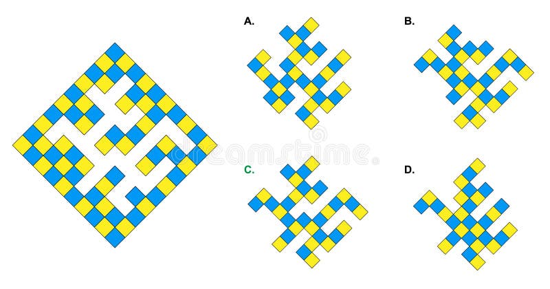 Which Object is Matched in the Empty Space in the Left Object? Stock ...