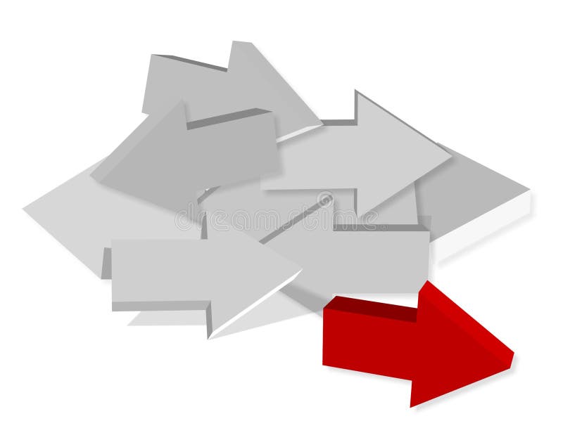 Which way- choices stock illustration. Illustration of direction - 15143981