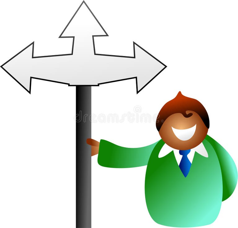 Man Pointing Way Stock Illustrations – 1,357 Man Pointing Way Stock ...