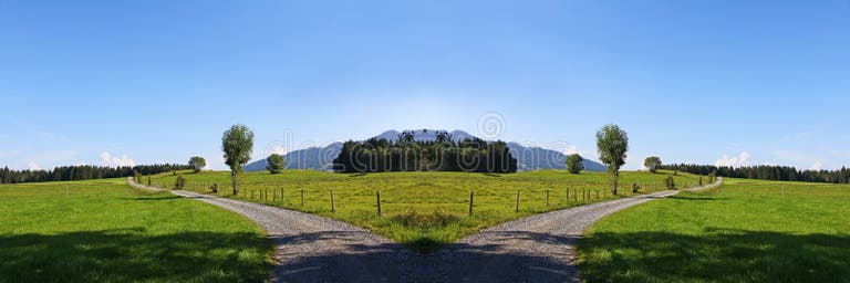 Which way should we go? stock image. Image of path, hike - 78202847