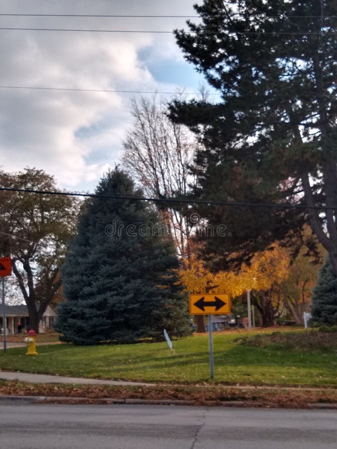 Which Way Should we Go? stock image. Image of neighborhood - 163936141