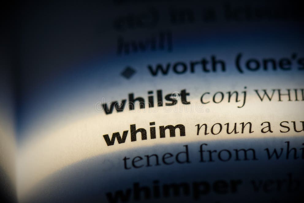 Whim stock photo. Image of book, english, focus, language - 161577032