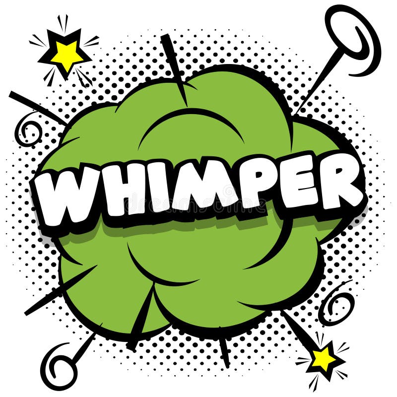 Whimper Comic Bright Template with Speech Bubbles on Colorful Frames ...