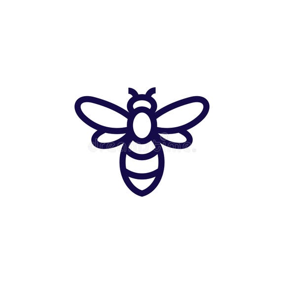 Whimsical Bee Logos for Playful Brands Stock Vector - Illustration of ...