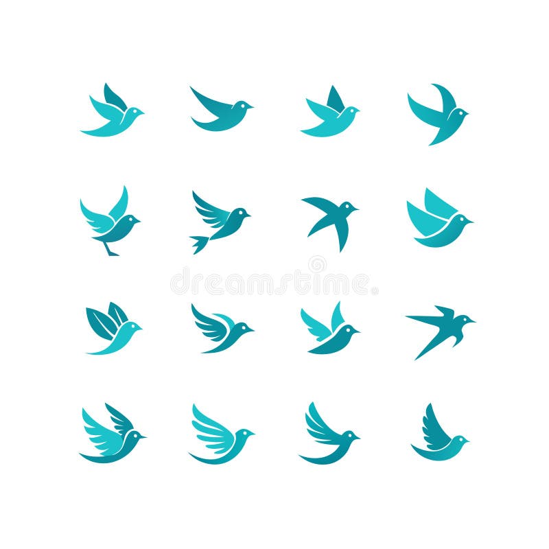 Diverse Flight Movements Stock Illustrations – 16 Diverse Flight ...