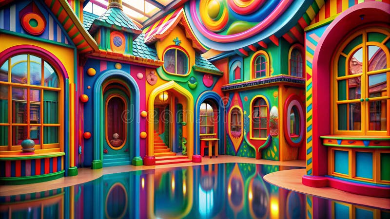 Funhouse Stock Illustrations – 71 Funhouse Stock Illustrations, Vectors ...