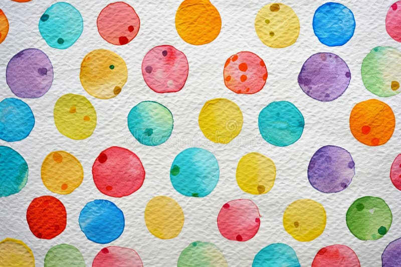 Whimsical Charm Emanating from Playful Polka Dot Paper Texture. Joyful ...