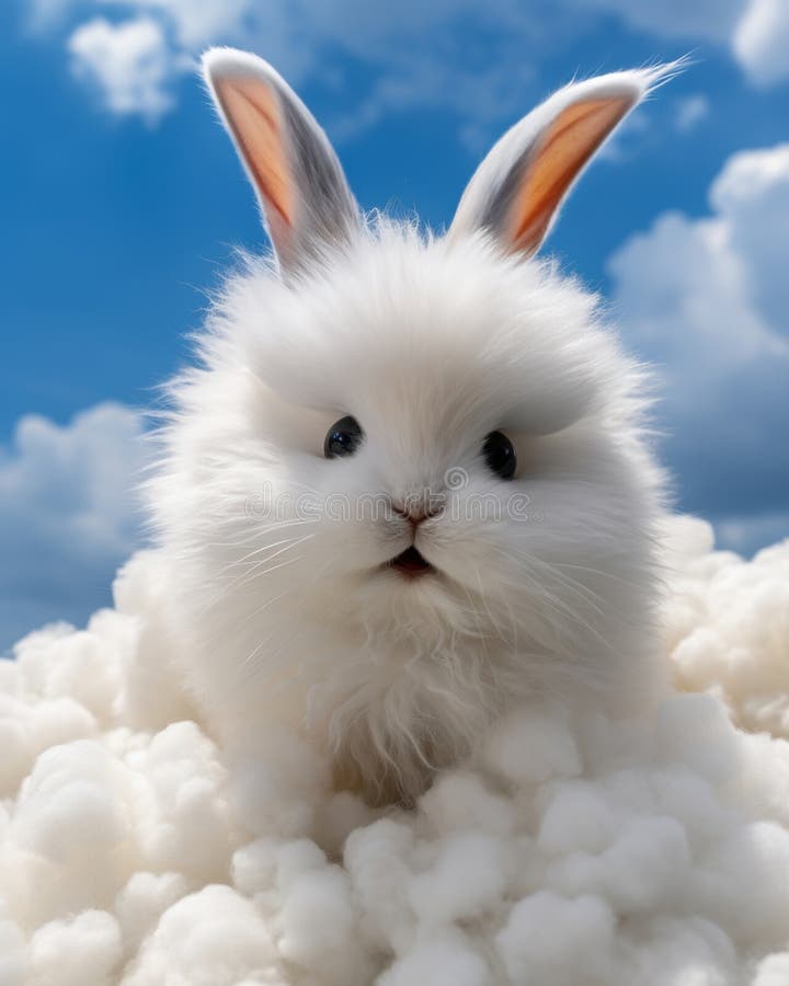 Whimsical Cloud Formation Bunny, Kitten, Puppy, or Polar Bear Shape in ...