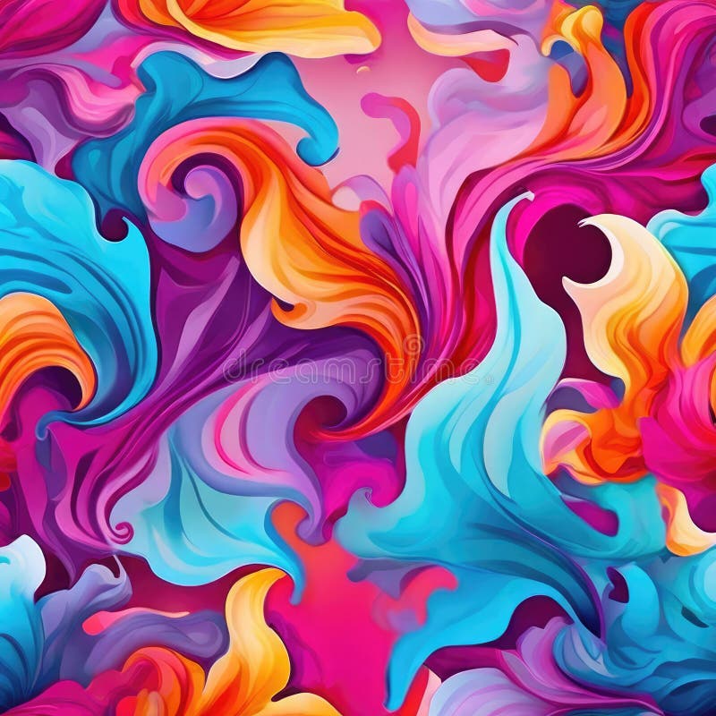 Whimsical Colorful Background. Playful Vibrant Texture Stock Image ...