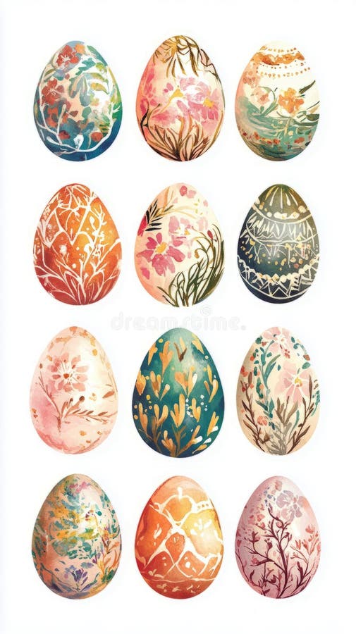 These Whimsical, Colorful Easter Eggs with Unique Patterns are Ideal ...