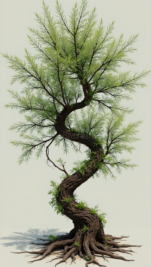 Corkscrew Willow Tree Stock Illustrations – 12 Corkscrew Willow Tree ...