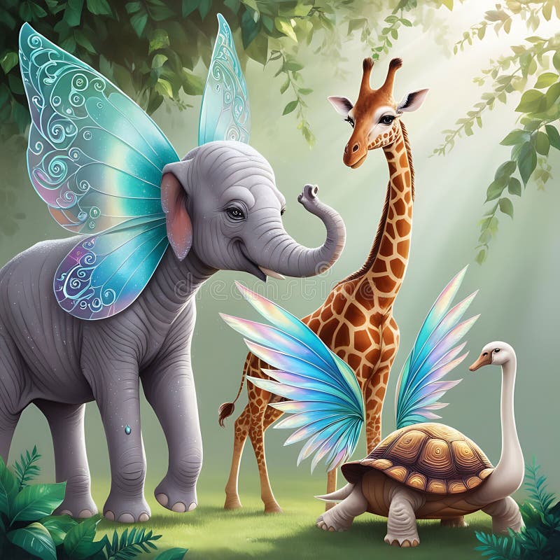 Whimsical Creatures: Blending Animal Features for Unique Fantasies ...