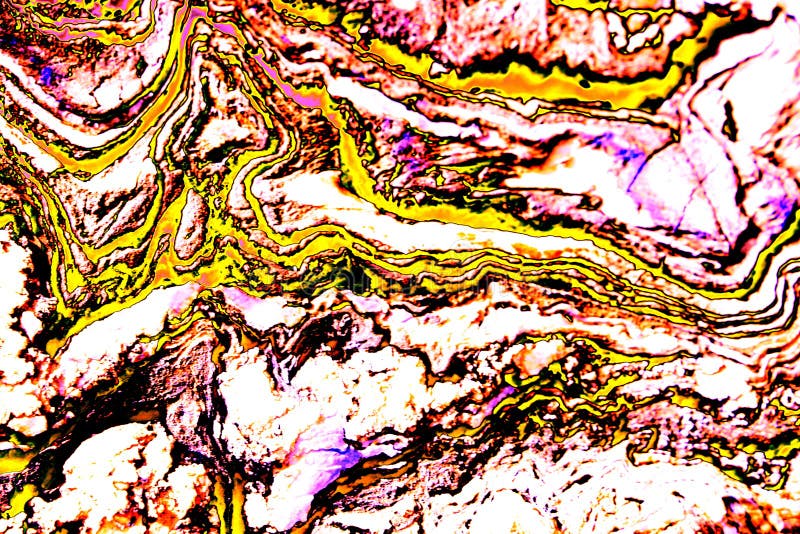 Whimsical Curves of Solidified Molten Stone on Coastal Rocks, 2 Stock ...