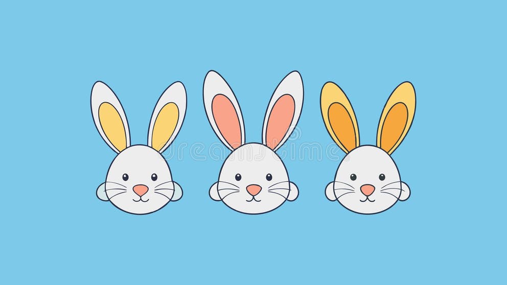 Whimsical Easter Bunny Tails Delightful Vector Art for Your Spring ...