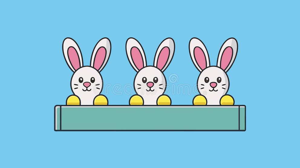 Whimsical Easter Bunny Tails Delightful Vector Art for Your Spring ...