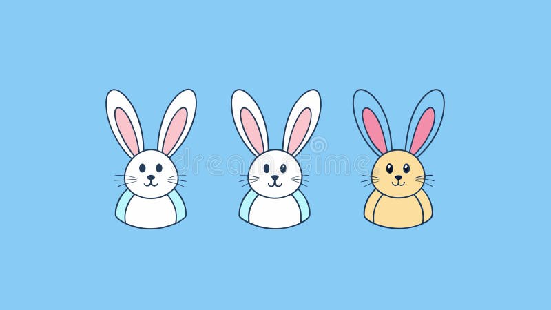 Whimsical Easter Bunny Tails Delightful Vector Art for Your Spring ...