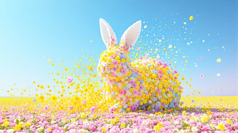 Easter rabbit stock photo. Image of traditional, rabbit - 12475024