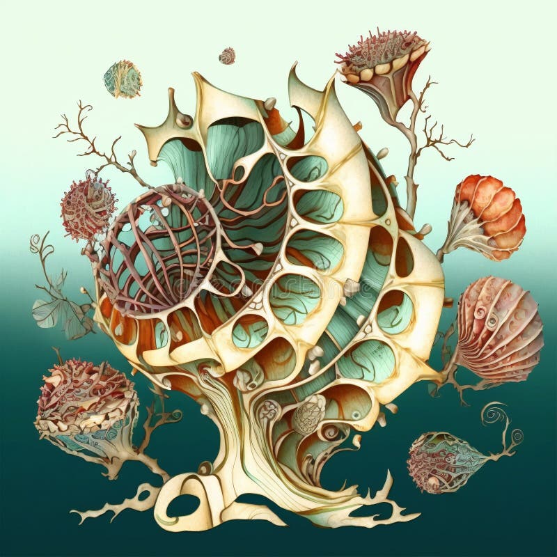 Whimsical Fantasy Decorative Object AI Generated Artwork Stock ...