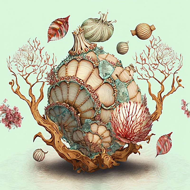 Whimsical fantasy art stock illustration. Illustration of fashion ...