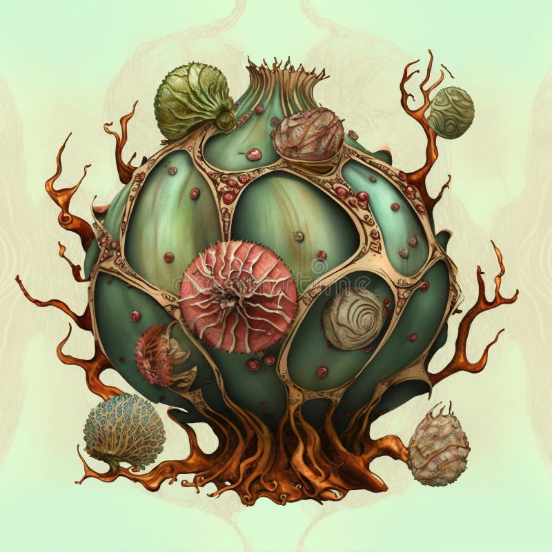 Whimsical Fantasy Decorative Object AI Generated Artwork Stock ...