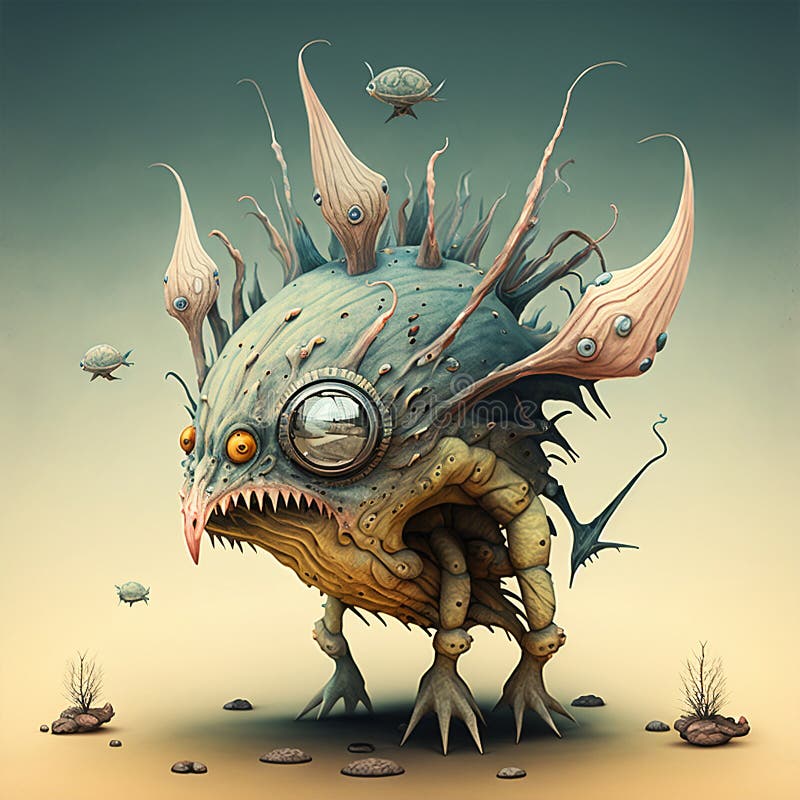 Whimsical Fantasy Monsters AI Generated Creature Artwork Stock ... Whimsical Fantasy Monsters AI Generated Creature Artwork Stock ...