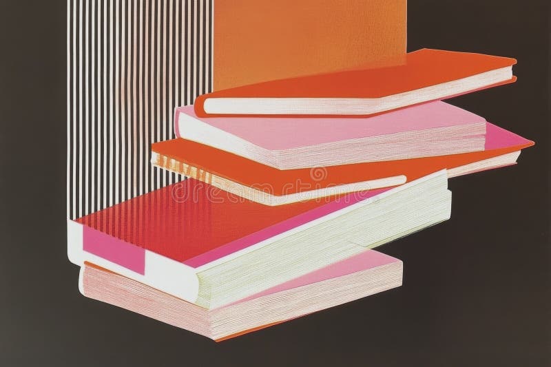 A Floating Book with Swirling Clouds of Smoke Rising from Its Pages ...