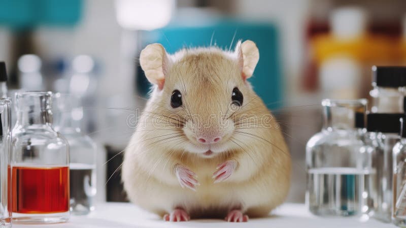Whimsical Gerbil Science Lab a Tiny World of Experiments and Innovation ...
