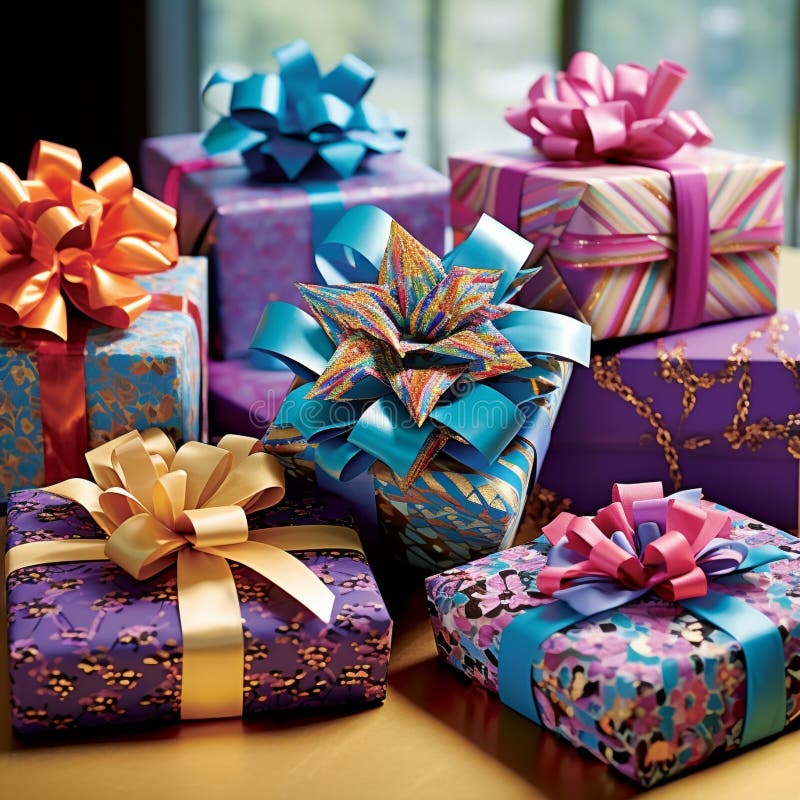 Whimsical Gift Wrapping Showcase: Colorful and Creative Gift Packaging ...