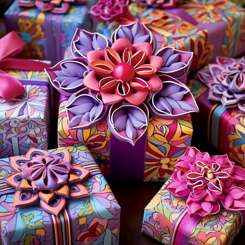 Whimsical Gift Wrapping Showcase: Colorful and Creative Gift Packaging ...