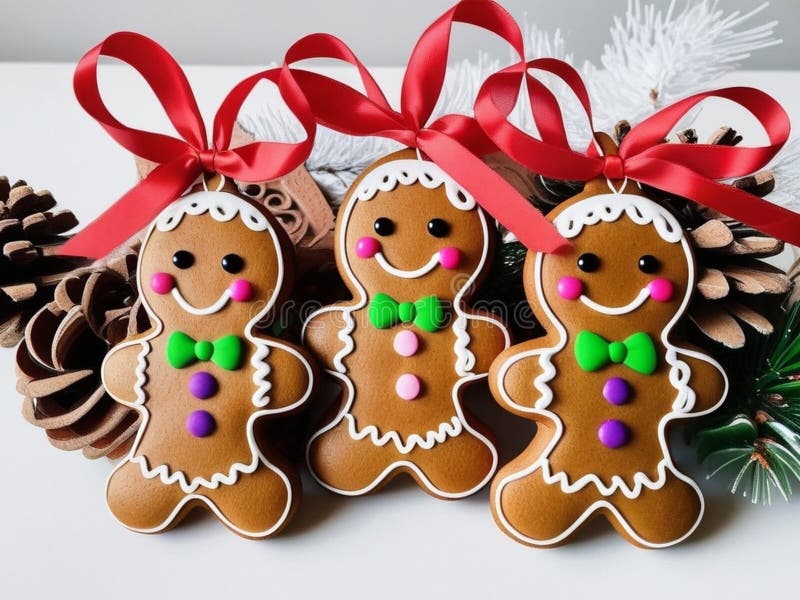 Whimsical Gingerbread Men Decorations for a Festive Holiday Look.AI ...