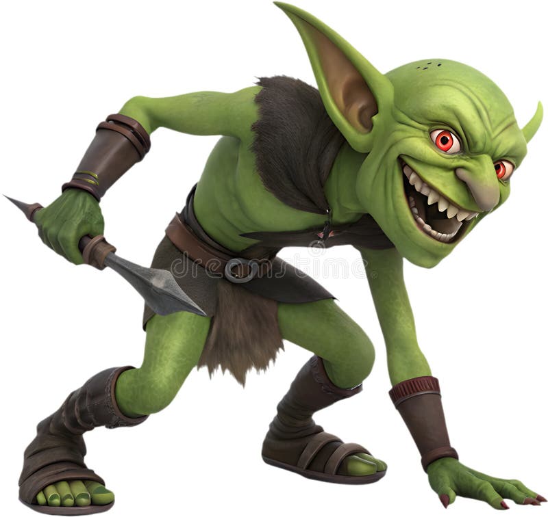 Whimsical Goblin Character Clipart Perfect for Creative Design Projects ...