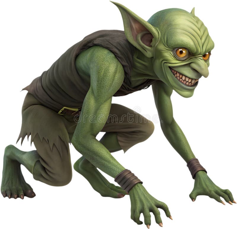 Whimsical Goblin Character Clipart Perfect for Creative Design Projects ...