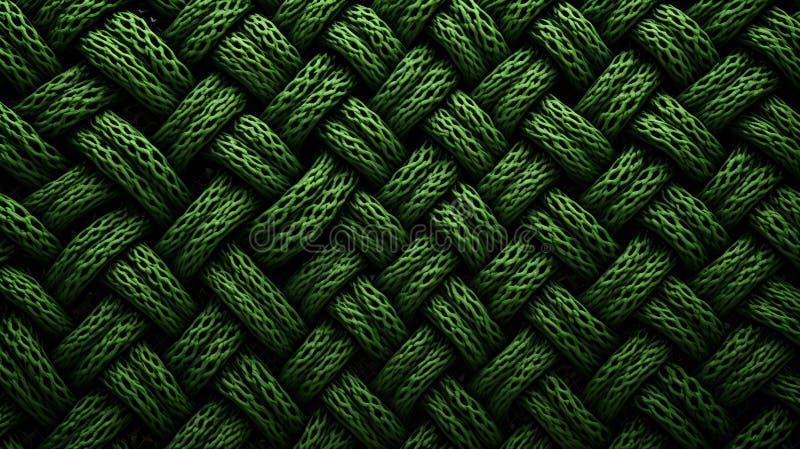 Whimsical Green Rope Background with Strong Contrast Stock Illustration ...