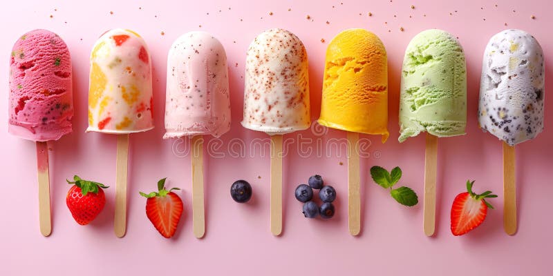 Whimsical Ice Cream Landscape with Cones and Whipped Cream in a Dreamy ...